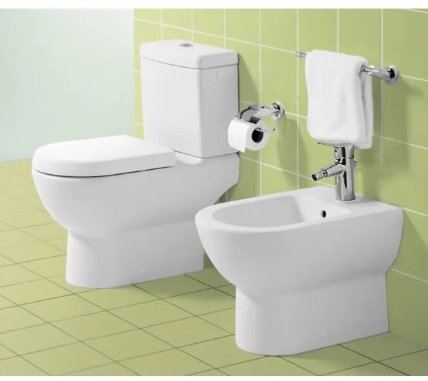Villeroy & Boch 9M55S101 - Záchodové prkénko SoftClose SUBWAY bílá