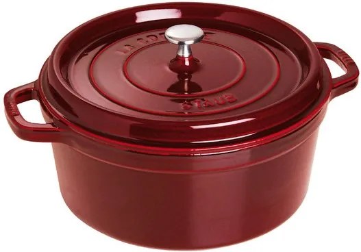 Staub Hrnec kulatý 28 cm/6,7 l - grenadina