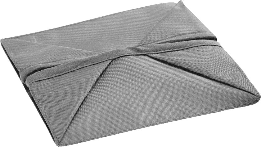 METALTEX Textilní košík na ovoce a zeleninu se síťkou FRESHLINE - 18 x 18 cm, šedý