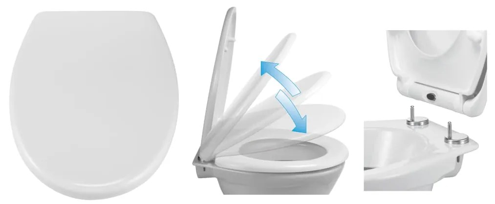 HI WC sedátko s rychloupínáním a soft-close mechanismem
