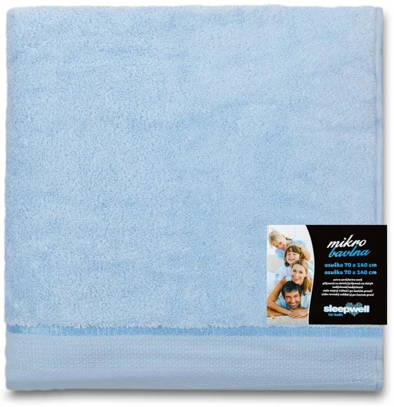 SVITAP sleep well Ručník Star 450 g/m2  Ručník Star 50x100 cm světle modrá
