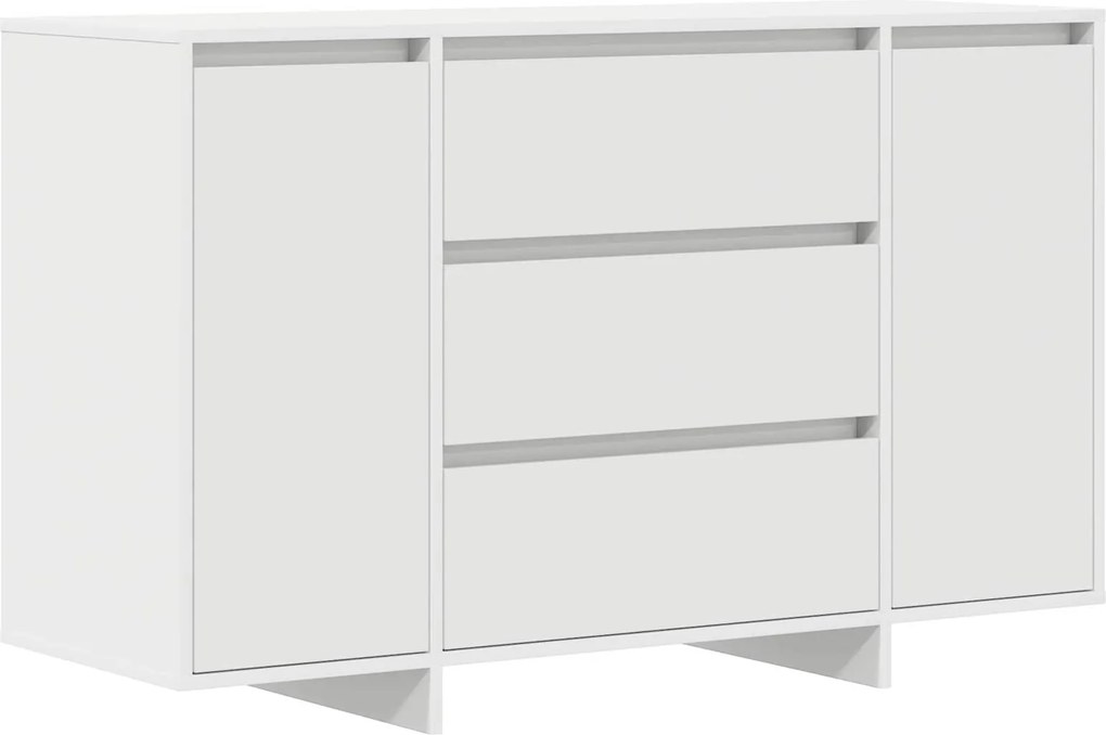 Servírovací skříň Bílá 120 x 41 x 75 cm kompozitní dřevo 3333906