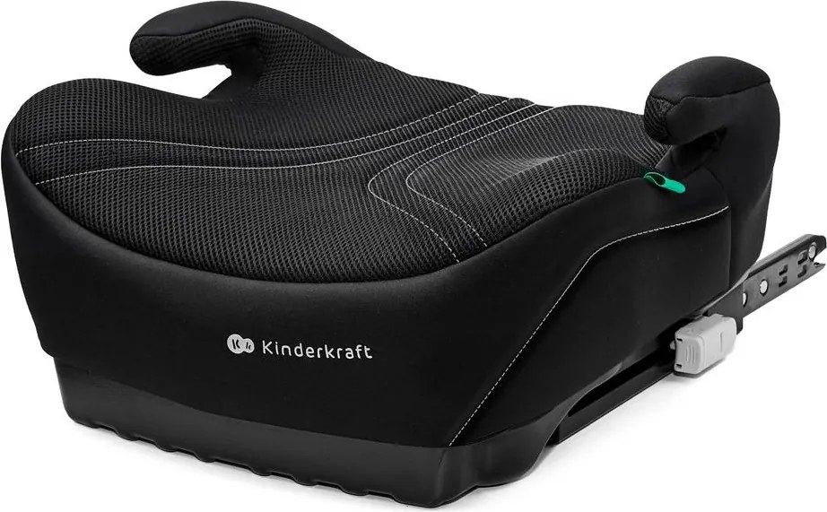 | KINDERKRAFT - Podsedák do auta I-BOOST 2 PRO i-Size 125–150 cm černá | KCIBOO02BLKPR00