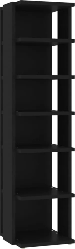vidaXL Botník 27,5x27x102 cm kompozitní dřevo [808487] Barva: Bílá