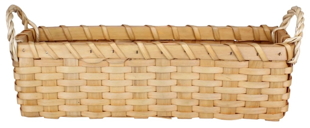 Strömshaga Dřevěný košík Kerstin Rectangular Nature, přírodní barva, dřevo