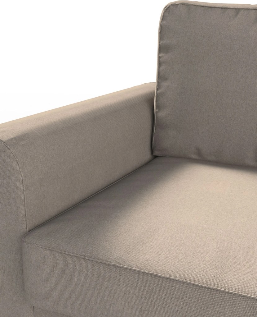 Potah na pohovku IKEA Backabro,  3-místná, rozkládací barva béžová látka pletený vzor