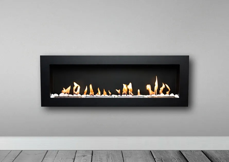 BIO FLAME biokrb Easy L Open černý 115x40 cm
