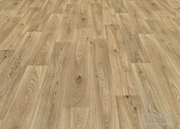 Breno PVC QUINTEX Gambel Oak 116M – hnědé dřevo, šíře 400 cm