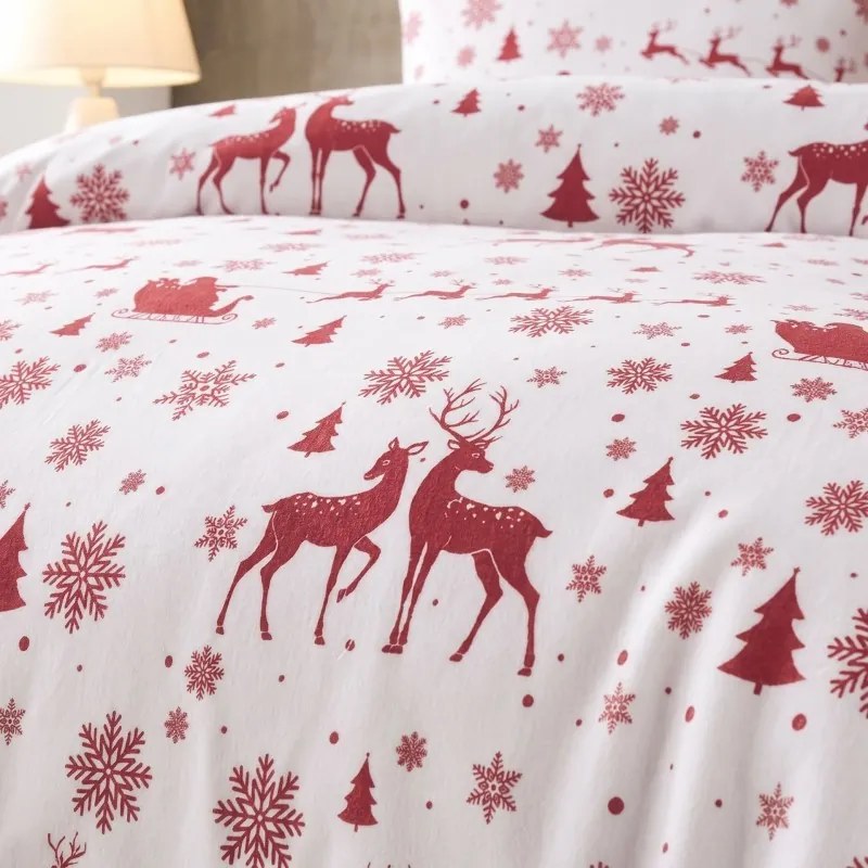 Flanelové povlečení Santa Claus EMI