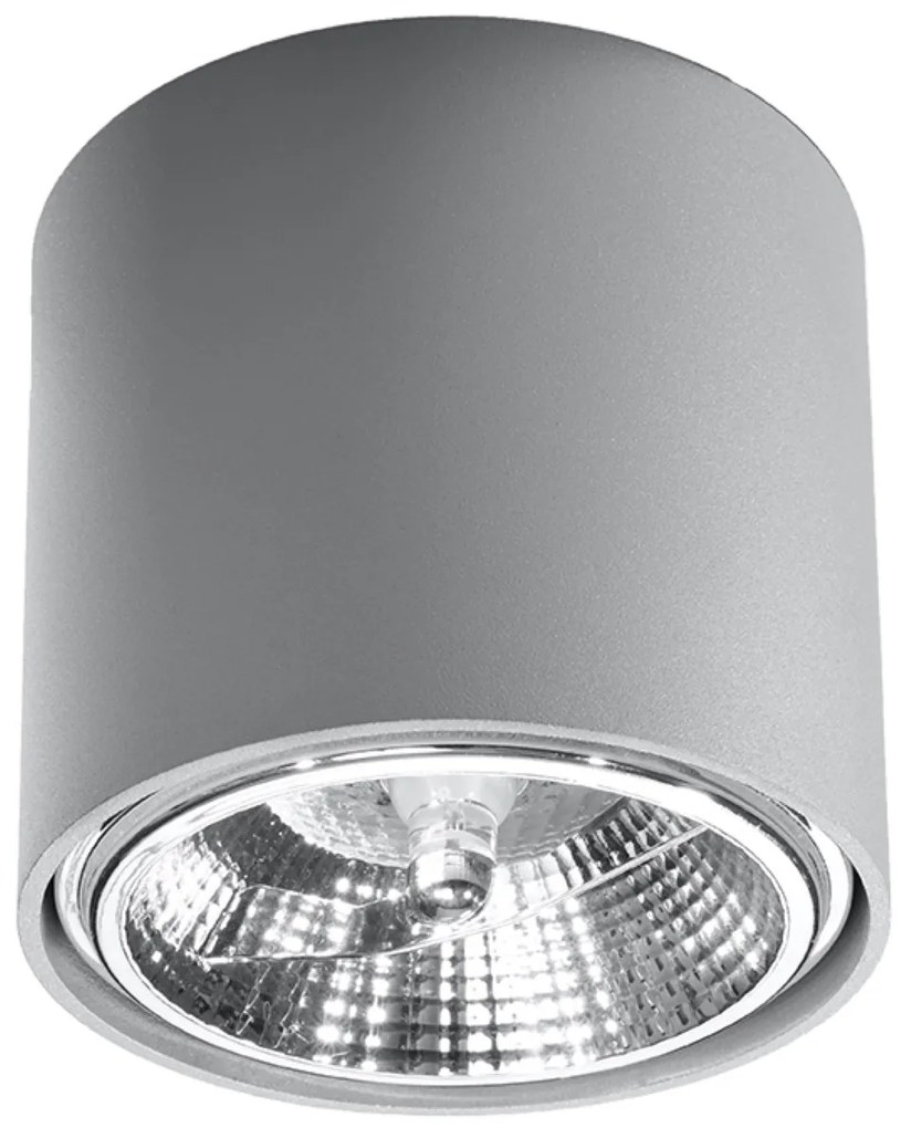 Sollux Lighting Stropní svítidlo TIUBE šedé