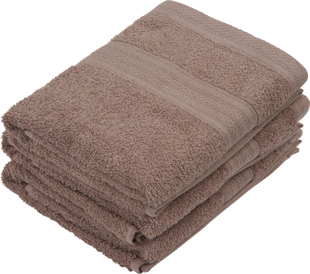 XXXLutz SADA RUČNÍKŮ, 50/90 cm, šedohnědá Esposa - Ručníky - 003520001601