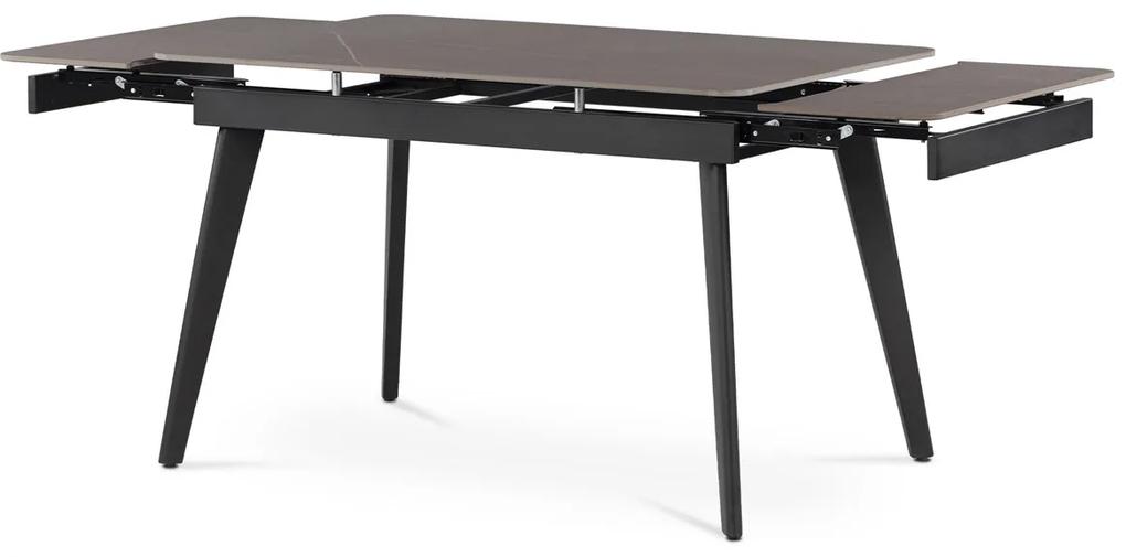 Jídelní stůl 120 + 30 + 30 x 80 x 76 cm AUTRONIC HT-405M GREY šedá