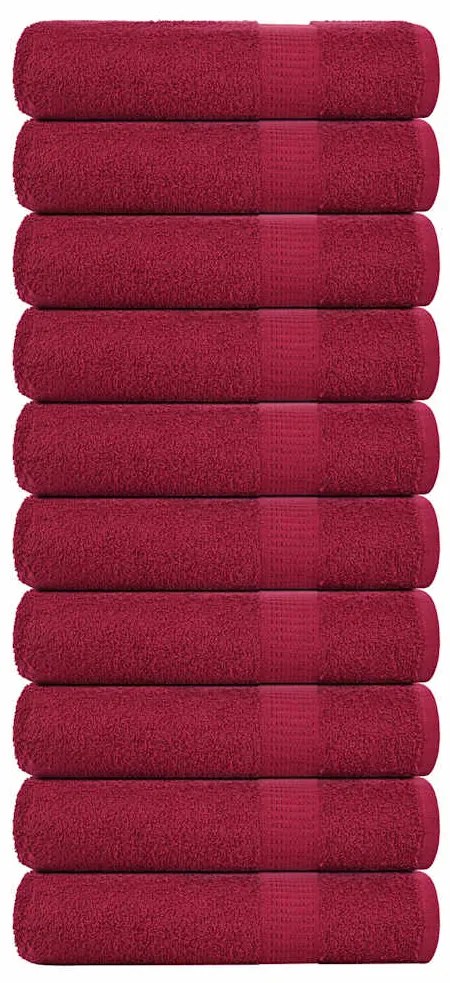 osušky FROGN 10 ks Bordeaux 70x140 cm 360 gsm 136739