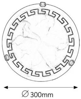 Rabalux ETRUSCO stropní lustr 7648