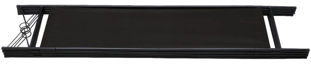 4-dílný paraván skládací černý 180 x 163 cm 101163