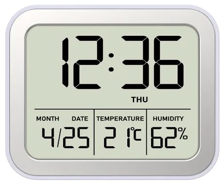 JVD Bílá čitelná digitální bateriová meteostanice  JVD SB774.2
