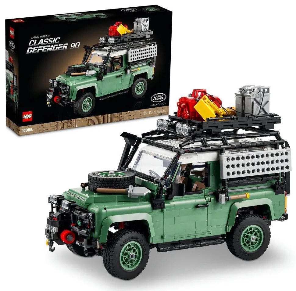Lego stavebnice lego icons 10317 land rover classic defender 90