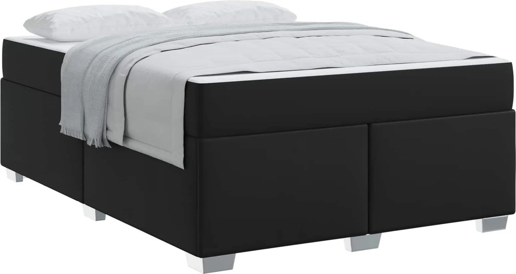 Rám postele Černá 160 x 200 cm PVC 3399242