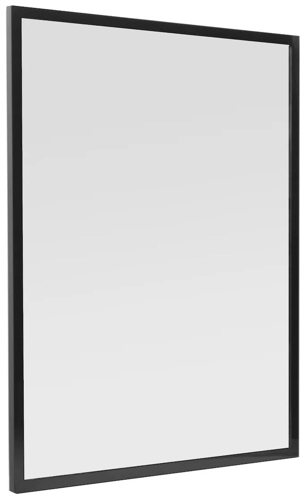 Zrcadlo Naturel Oxo v černém rámu, 60x80 cm, ALUZ6080C
