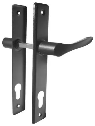 Dveřní kování KLU-21 komplet klika + klika, rozteč 90 mm, pro dveře | Biano