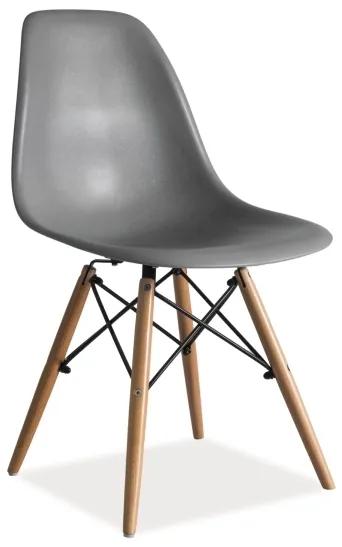 Jídelní židle Enzo - šedá