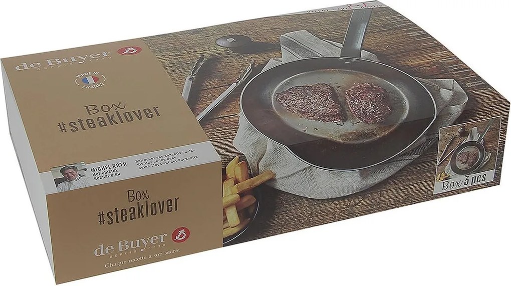 Dárkový box de Buyer STEAKLOVER MINERAL B P.26cm