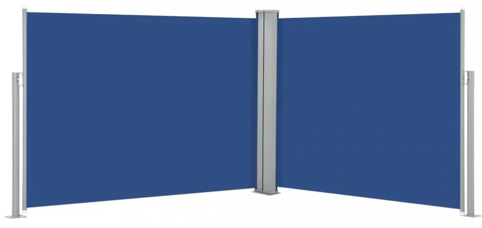 Zatahovací boční markýza 100x600 cm Dekorhome Modrá