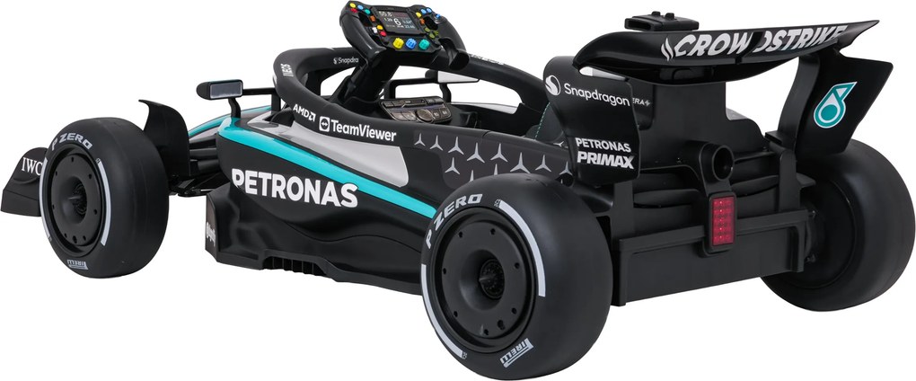 Ramiz Formule AMG Petronas F1 elektrické autíčko pro děti černé na dálkové ovládání + ovladač R/C