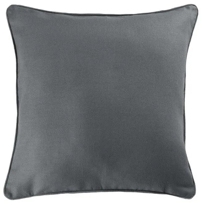 Bavlněný povlak na polštář šedé barvy 40 x 40 cm