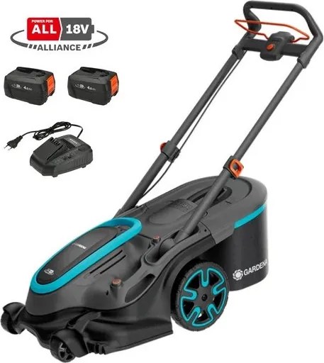 Gardena PowerMax Duo 46/36V P4A 4.0 - sada - Aku rotační sekačka