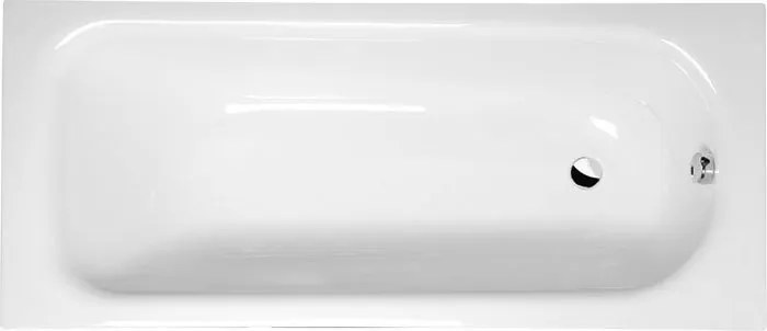 POLYSAN - LAURA obdélníková vana 160x70x39cm, bílá (24611)