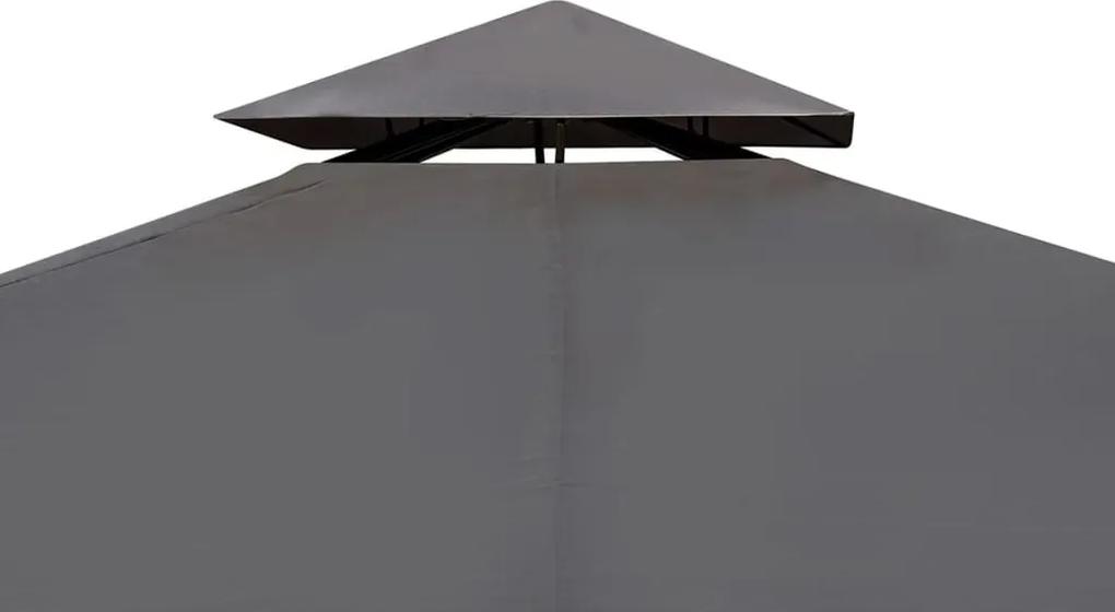 vidaXL Altán se střechou 3 x 3 m tmavě [41451] Barva: krémová