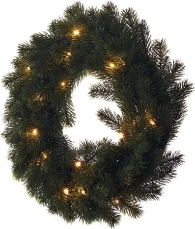 LED vánoční věnec EMOS DCTW05 ZY2244 2xAA vnitřní použití teplá bílá