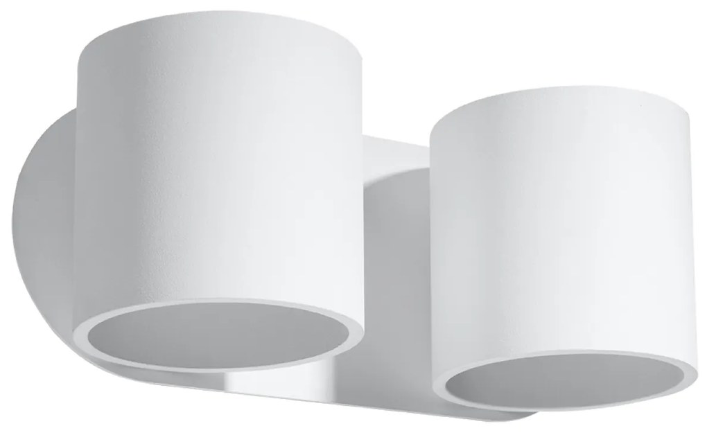 Sollux Lighting Nástěnné svítidlo ORBIS 2 bílé