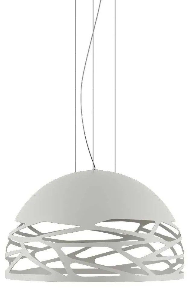 Lodes Kelly Small Dome 50, závěsné svítidlo 3x23W E27, bílá, prům. 50cm