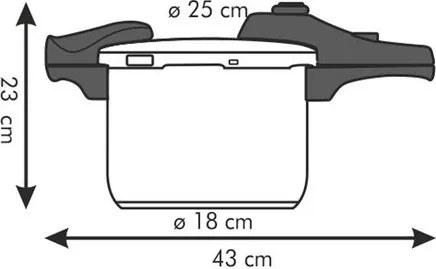 TESCOMA Tlakový hrnec BIO EXCLUSIVE+ 6,0 l