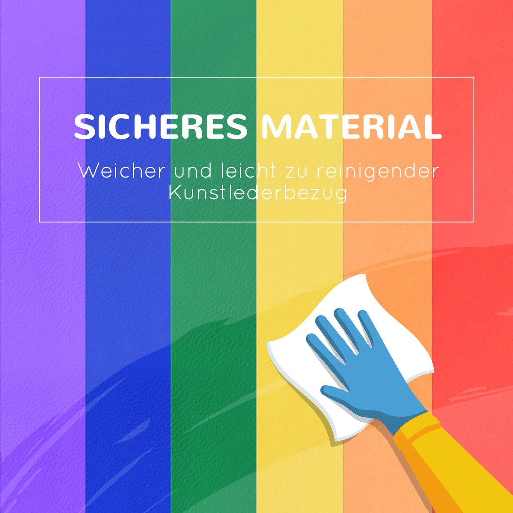 HOMCOM stavebnice pro děti sada 12 pěnových stavebnic měkké a bezpečné pro 1-3 roky imitace kůže EPE stavební hračky | Aosom.de