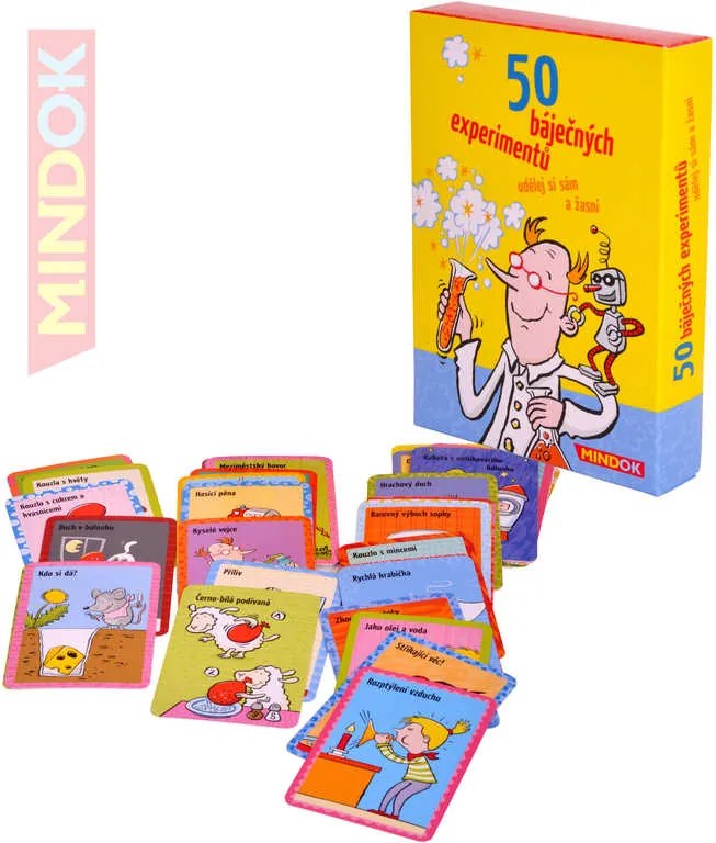 MINDOK HRA 50 Báječných experimentů Udělej si sám mn120