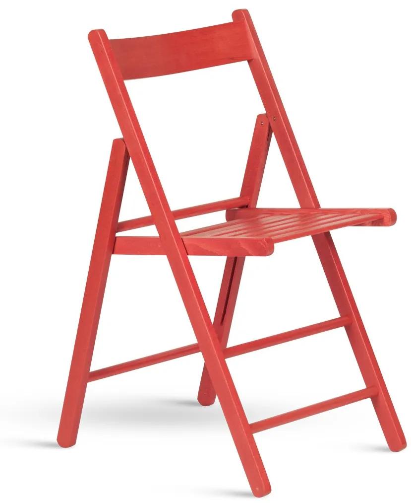 Stima Židle ROBY sklápěcí Odstín: Červená (anilin)