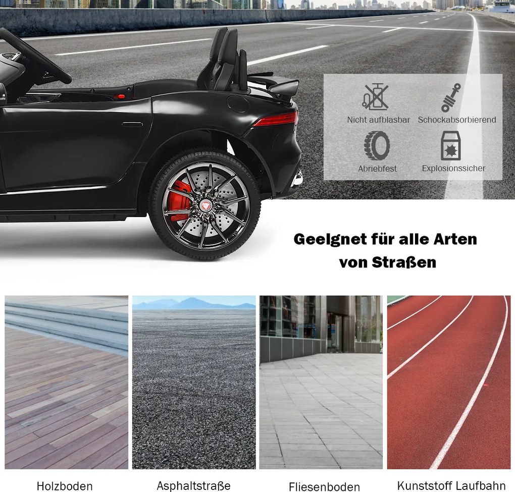 Costway Elektrické dětské auto s příběhy a hudbou a klaksonem a světlomety