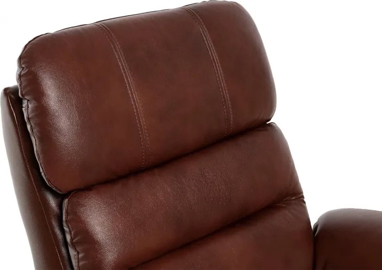 Kožené polohovací křeslo ELEGANT 2, koňak K 2136 (RE Typ 2)