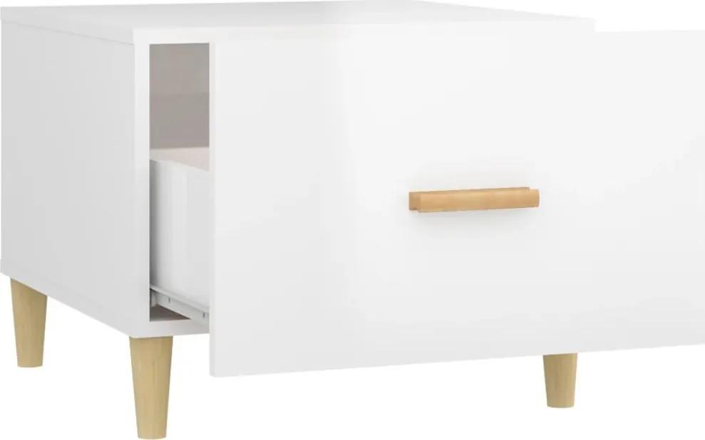 vidaXL Konferenční stolek 50 x 50 x 40 cm kompozitní dřevo [812720] Barva: Betonová šedá