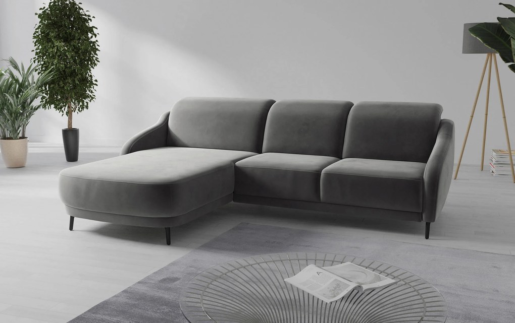 XXXLutz ROHOVÁ SEDAČKA, textil, šedá Sit & More - Sedací soupravy - 000144024126