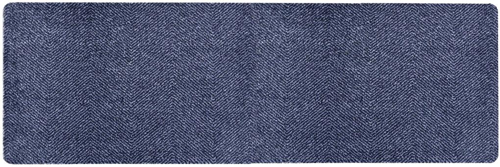 Hanse Home Collection koberce Rohožka Clean & Go 105348 Dark blue Black – na ven i na doma Rozměry koberců: 50x150