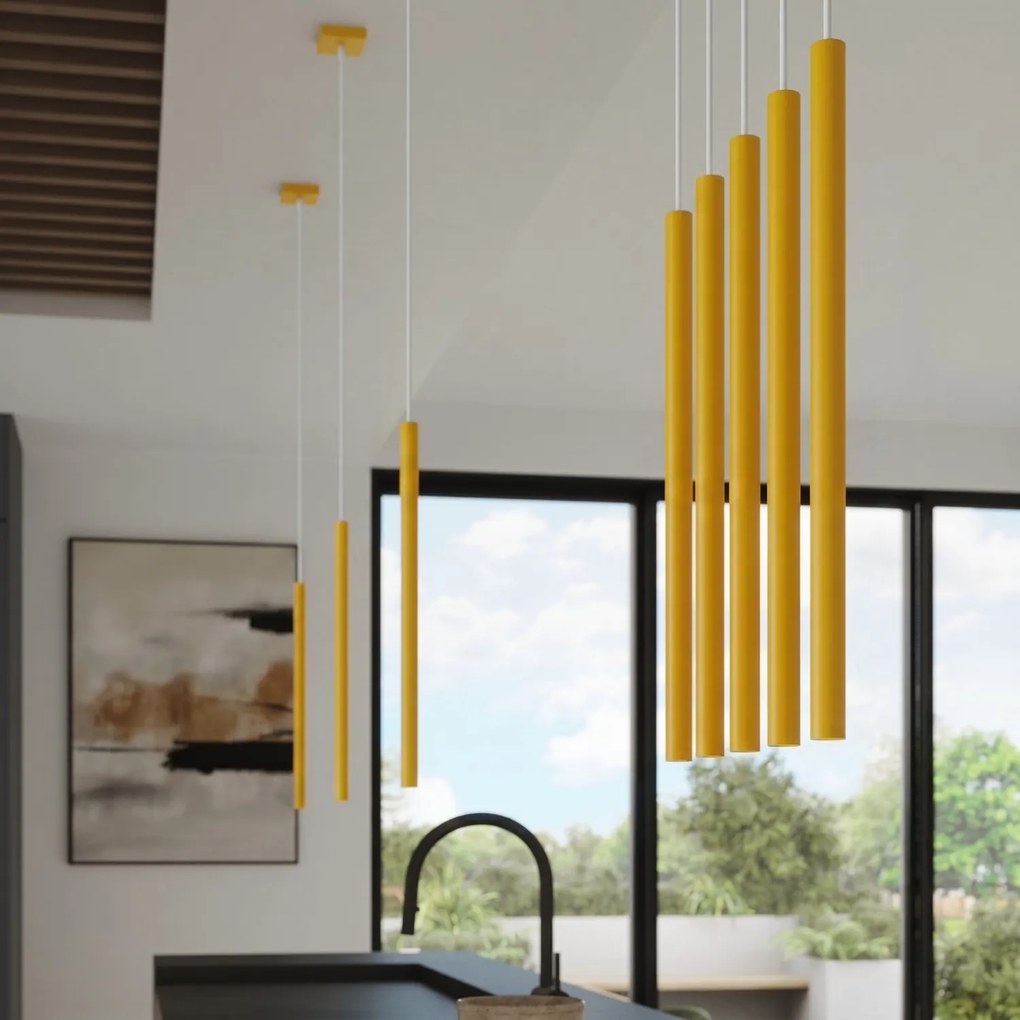 Sollux Lighting Závěsné svítidlo PASTELO 2 žluté