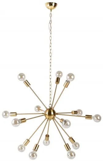 Noble Home Zlaté závěsné svítidlo Sputnik 85 cm