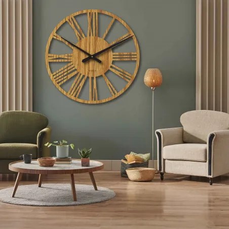 Velké římské nástěnné hodiny - designové hodiny | SENTOP HDFK027