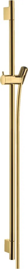 Hansgrohe Unica, S Puro sprchová tyč 900 mm se sprchovou hadicí Isiflex 1600 mm, leštěný vzhled zlata, HAN-28631990