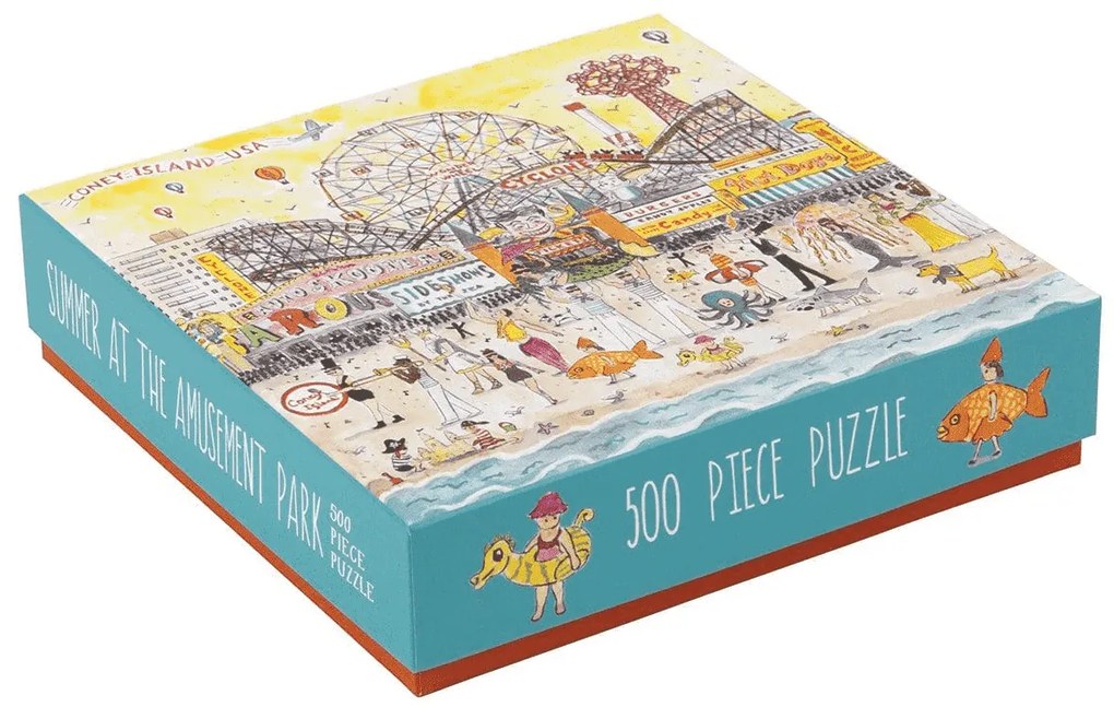 Galison Puzzle Léto v zabavním parku 500 dílků