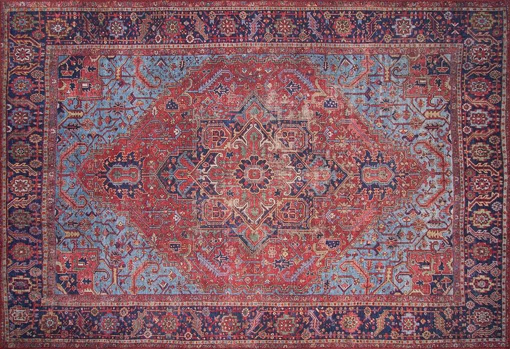 Conceptum Hypnose Kusový koberec Blues Chenille - Claret Red AL 162, Vícebarevná Rozměr koberce: 150 cm KRUH